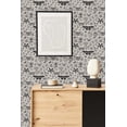 Graphic Flowers and Butterflies Wallpaper Peel-and-Stick - 25"W x 225"H ...