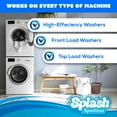 Splash Spotless Washing Machine Cleaner for HE Front Load & Top Load Washers, 1 Count (Pack of 1 ...