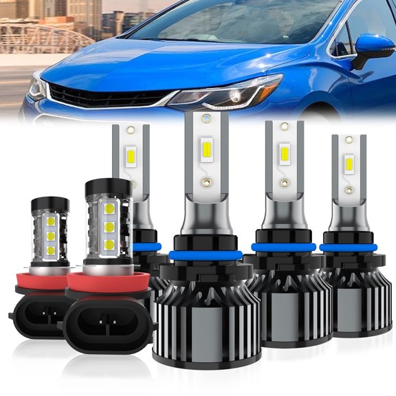 Headlights Fit For Ford F150 2015-2023 LED Headlight Bulbs,9005/HB3/H10 ...