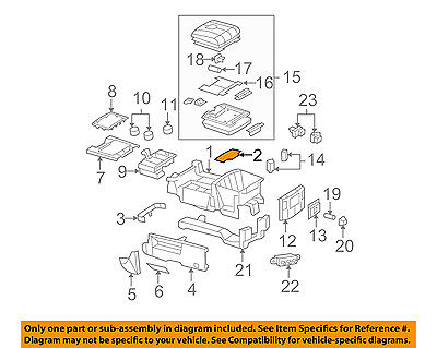 Ram CHRYSLER OEM 2011 1500 Center Console-Console Base Mat 1PN45DX9AA ...