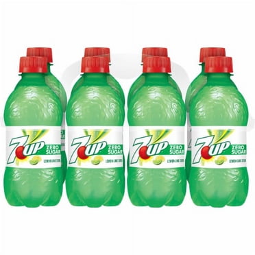 7UP Lemon Lime Soda, Naturally Flavored, Caffeine Free, 7.5 oz Mini ...