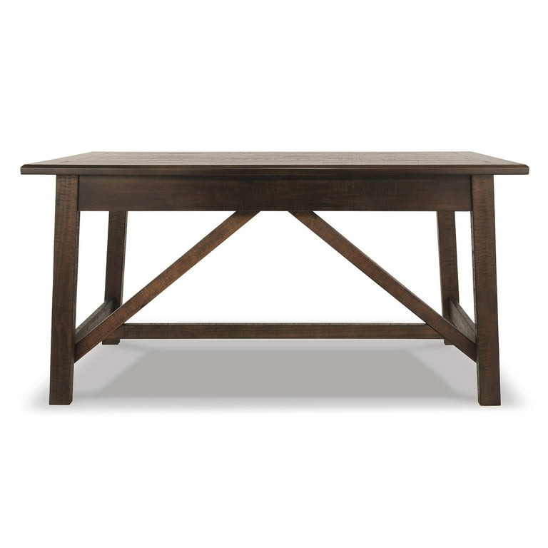 Signature Design by Ashley Baldridge 2 Drawer Home Office Desk Rustic Brown