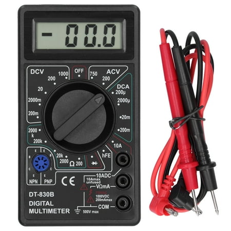 Multimeter Tester, Handheld Multimeter, DT830B For Electrical ...