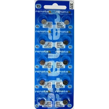 Energizer 377/376 Silver Oxide Watch Battery, Button Cell for Small ...