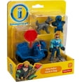 Imaginext City Police Figure, Patrol Cycle, Police Dog Toy, Ages 3 and ...