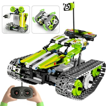 127 Piece 4-in-1 Remote Control Custom Car Building Kit - Walmart.com