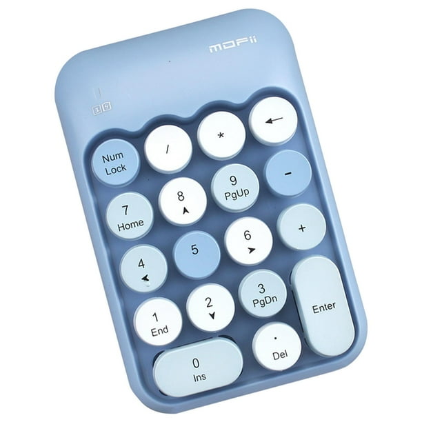 Teclado numérico inalámbrico portátil 18 teclas 2.4 GHz USB Hugo ...