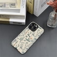 Case for iPhone 13 Pro Max,Floc Flower Splicing Exquisitely Pattern ...