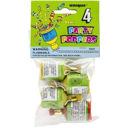 Party Favors 4/Pkg-Poppers 9026 | Walmart Canada