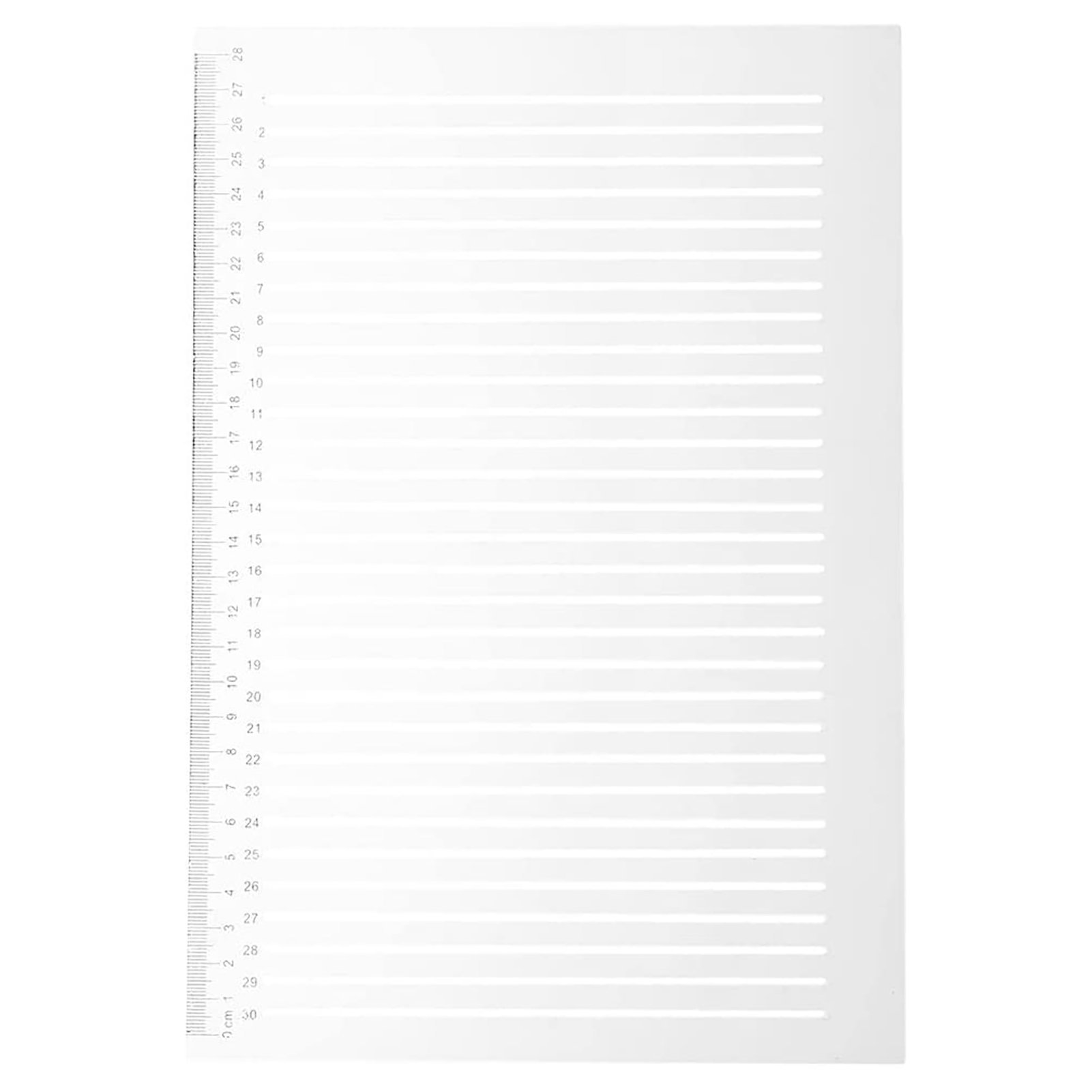 Ksruee Straight Line Stencil Ruler | Transparent A4 Size Straight Line ...