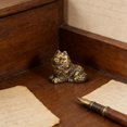 BESTYASH Vintage Brass Dog Decoration Small Golden Animal Figurine for ...