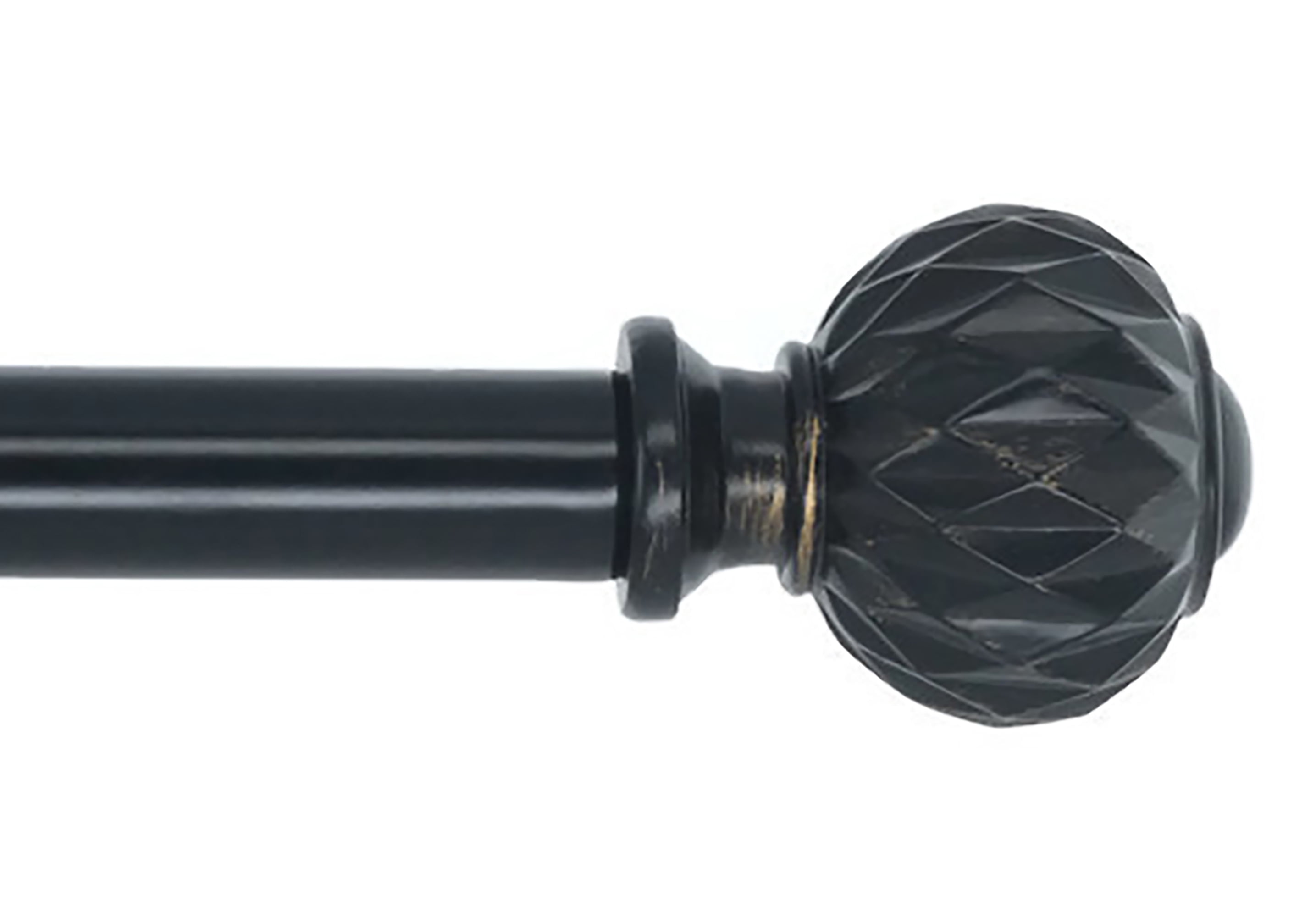 MERIVILLE 1-Inch Diameter Single Window Treatment Curtain Rod, Castani ...