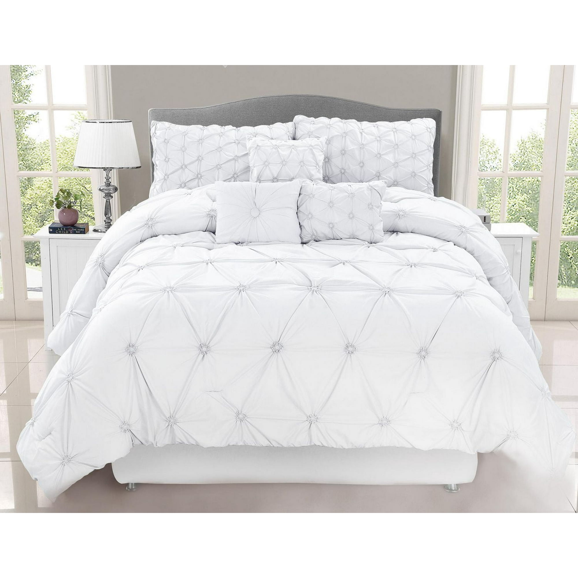 Click here for Safdie & Co. Home Deluxe Collection White 100 Poly... prices