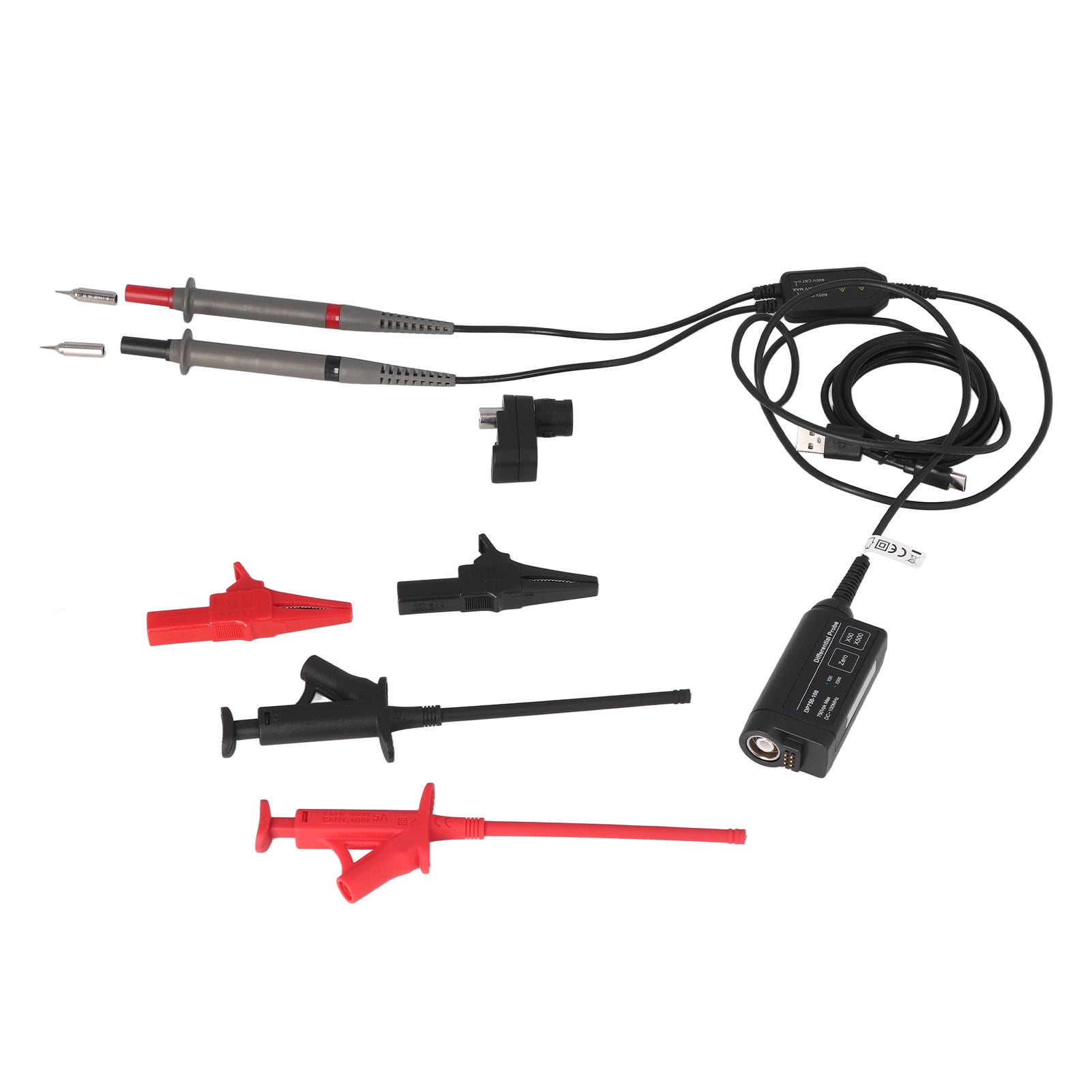 DP750 100 Oscilloscope High Voltage Differential Probe 50X 500X ...