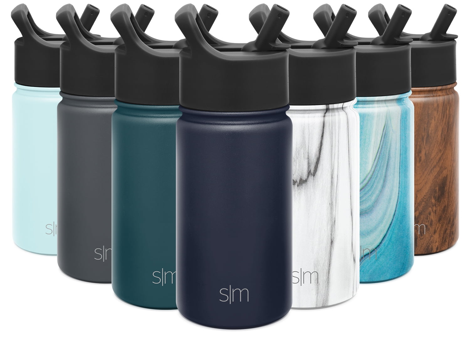 Simple Modern 14 oz Summit Water Bottle with Straw Lid - Hydro Vacuum ...