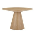 WILLIAMSPACE 47.24" Round Dining Table for 4 to 6, Modern Wood Kitchen ...