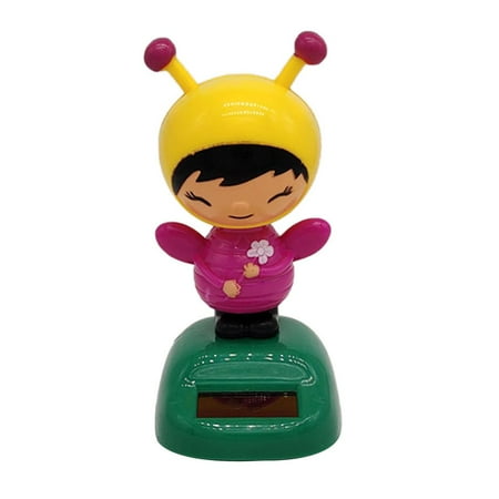 Solar Powered Solar Figure Girl Nodding Figure Decoration Figure Toy ...
