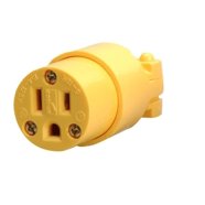 Cooper 83-BOX Grounded Angled Power Plug, 125 VAC, 30 A, 2 P, 3 W ...