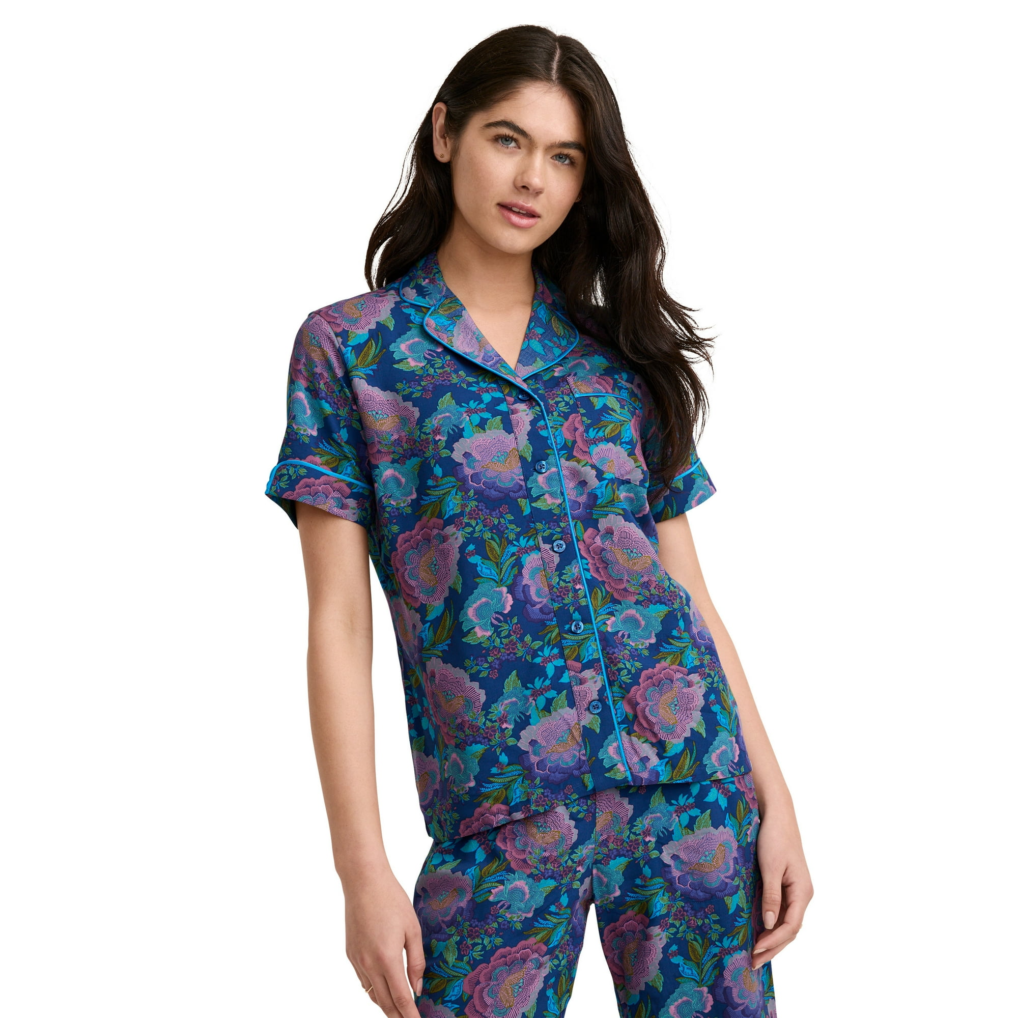 Click here for Jockey Womens Soft Touch Luxe Woven Short Sleeve T... prices