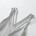 CUZIBR Girls Tank Top Summer Solid Color Sleeveless Layering Cross Back ...