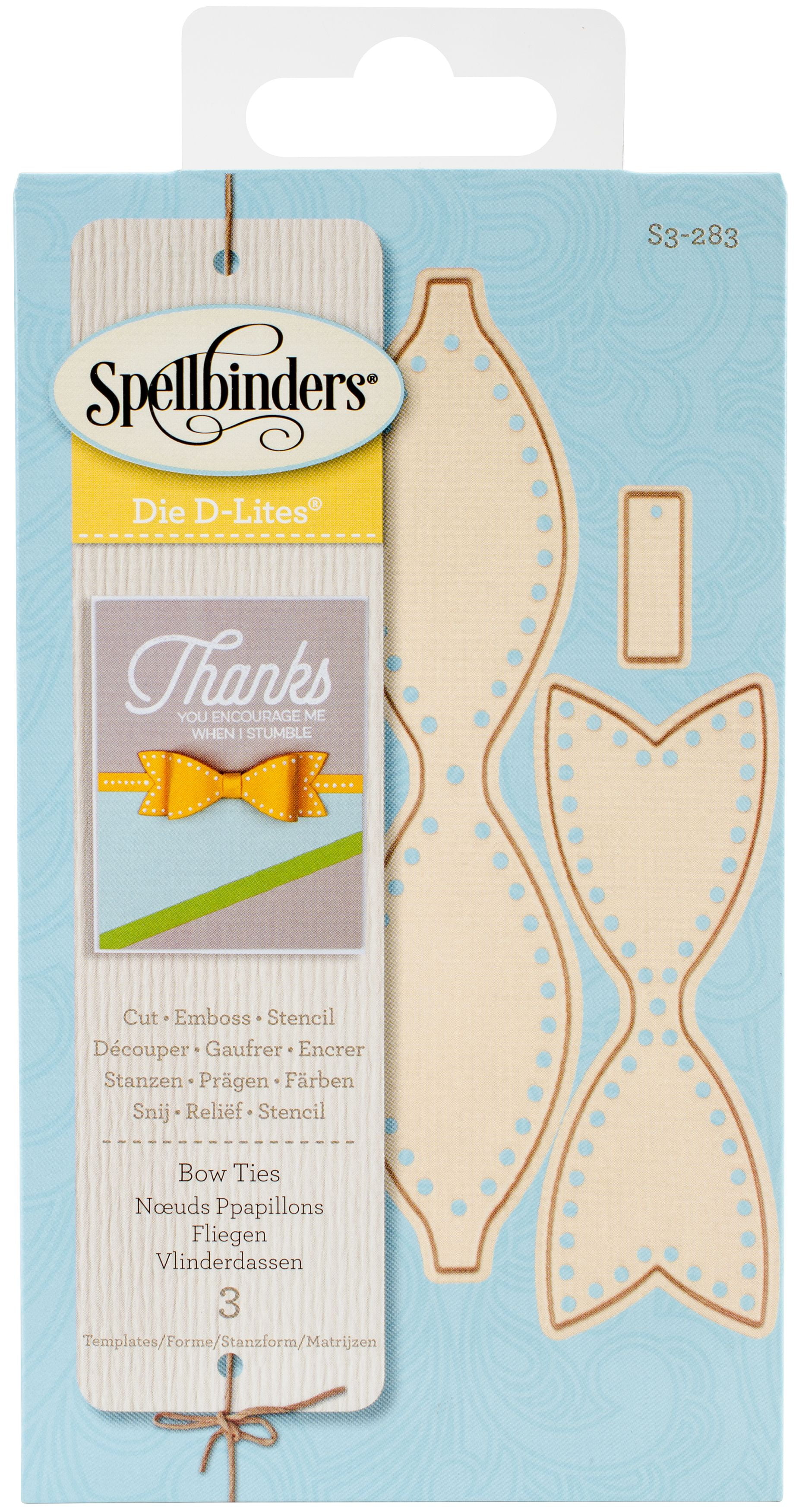 Spellbinders Shapeabilities Die D-Lites Bow Ties - Walmart.com