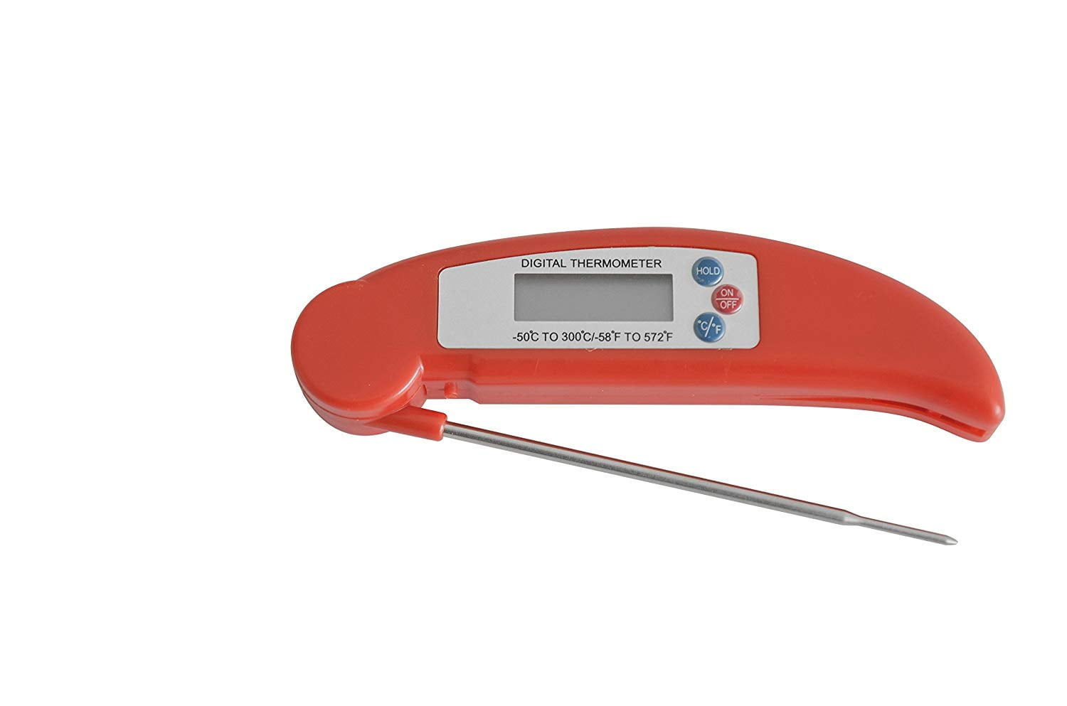 Pro Space Digital Instead Read Meat Thermometer, Foldable Probe, Auto ...