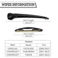 HODEE Rear Wiper Arm Blade Nut Set Replacement for Chevrolet Chevy ...