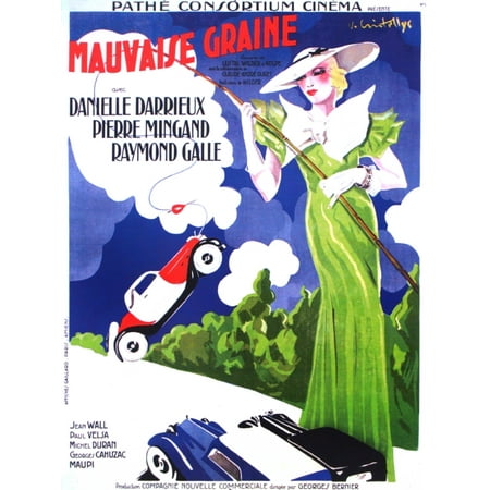 Mauvaise Graine (Aka Bad Seed Aka Bad Blood) French Poster Art Danielle ...