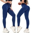 Fittoo Sexy Women Booty Yoga Pants High Waisted Honeycomb Ruched Butt