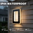 6.7IN 0-Black Solar Lighted Outdoor House Address Number Sign - Walmart.com