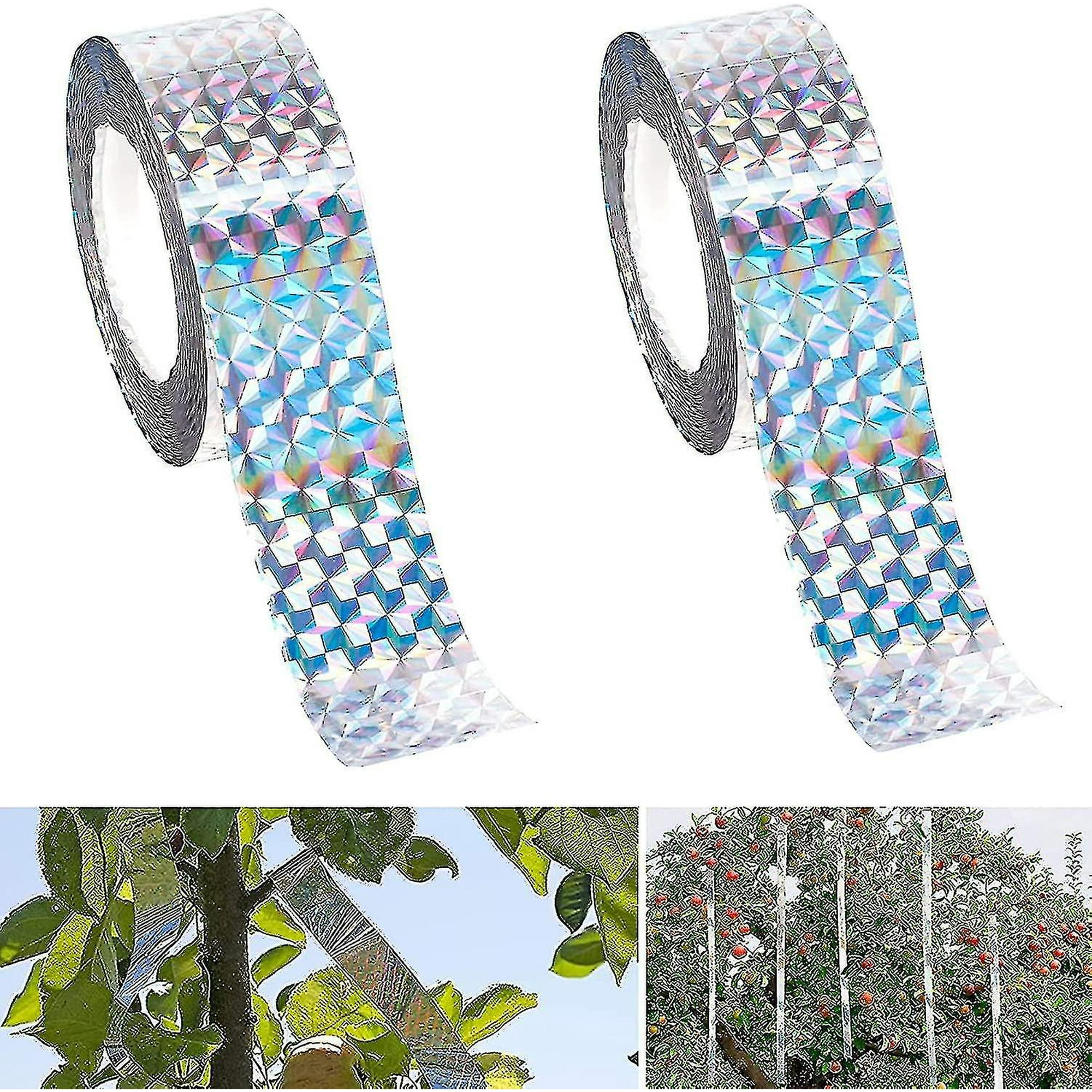 Click here for Geecy Repellent Tape  2 Rolls Anti Bird Tape  Refl... prices