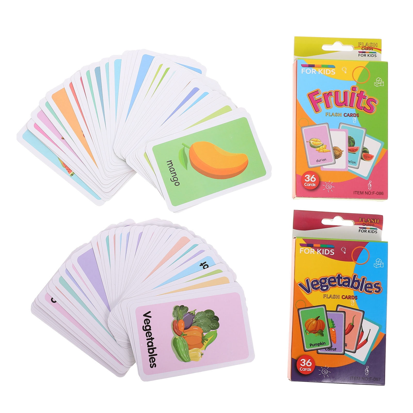 Click here for Hydreachca 2 Sets Flash Cards Picture Word Cards T... prices