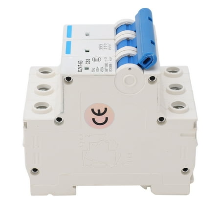 Fugacal 3P Circuit Breaker,DIN Rail Mount Circuit Breaker,3P Miniature Circuit Breaker DIN Rail ...