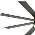 ModFusion 80" Modern Minimalist Ceiling Fan with LED Light, Matte Black ...