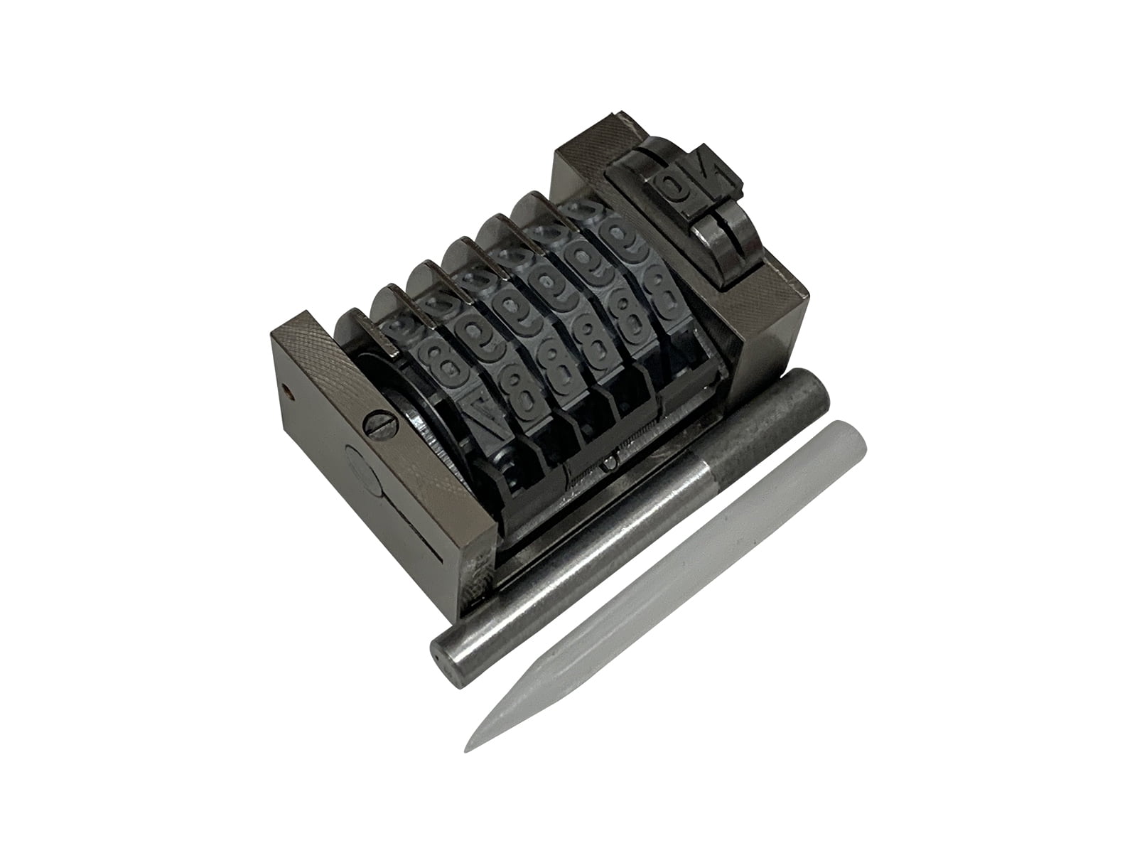 Numbering Machine Leibinger Model 122, 6 Wheel, 5.6 mm Backward Gothic ...