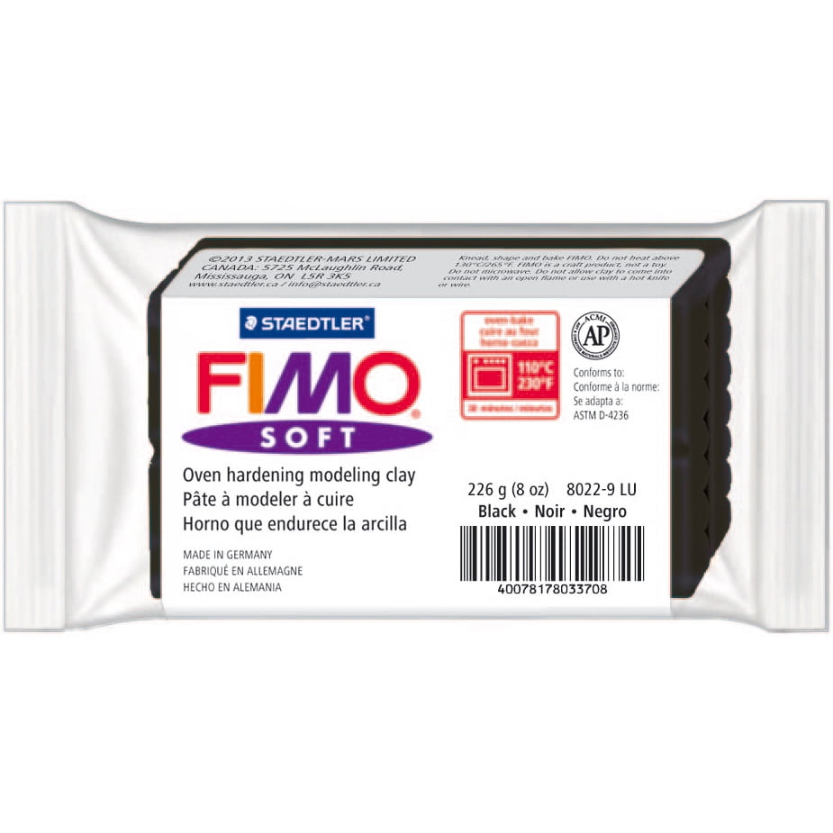FIMO Soft Oven-Bake Clay 8oz-Black | Walmart Canada