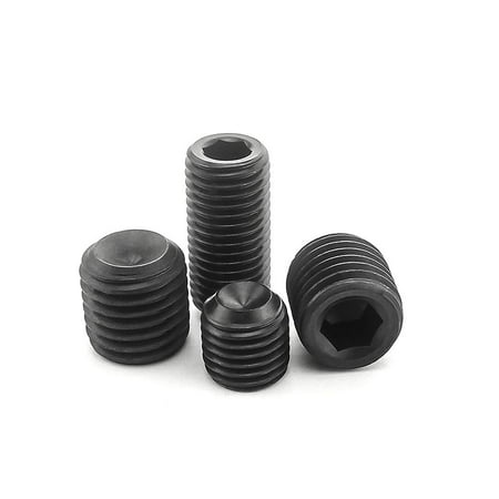 Cup Point Grub Screws Black High Tensile Carbon Steel Hex/Allen Key ...