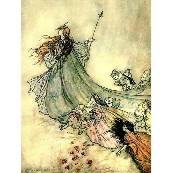 Cat Witch Vintage Poster, Gothic Victorian Art Poster, Dark Academia ...