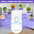G·PEH Electric Flying Insect Trap Plug-in Mosquito Trap Gnat Killer ...
