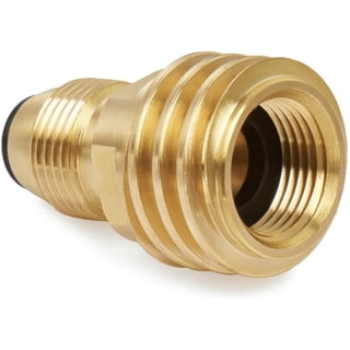 204128MBS Type 1 Male to Male Propane Adapter Fitting - Walmart.com