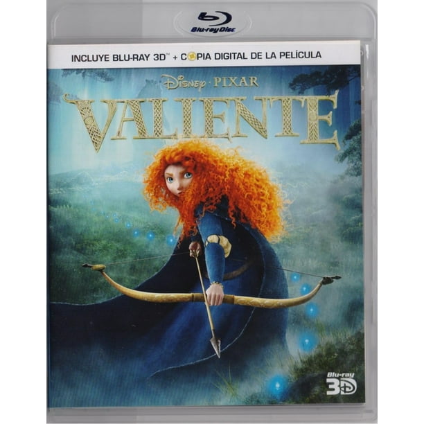 Valiente Disney Pixar Pelicula Blu-ray 3d Disney Blu Ray 3D | Walmart en línea