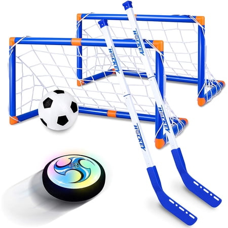 Kids Toys - Hover Hockey Set with Rechargeable Hover Soccer 2 Goals ...