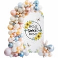 4FT Arch Backdrop Covers, Sweet HOME Wedding Arch Cover Stretchy ...