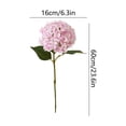Artificial Hydrangea Flowers Realistic Faux Hydrangea Bouquet 60cm 3D ...