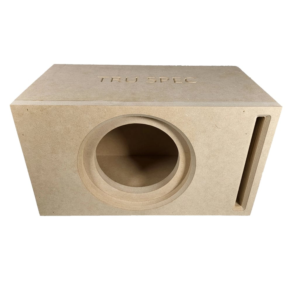 GP Audio 6.5” Ported MDF Subwoofer Enclosure Single 6.5" Ported 3/4" (0 ...