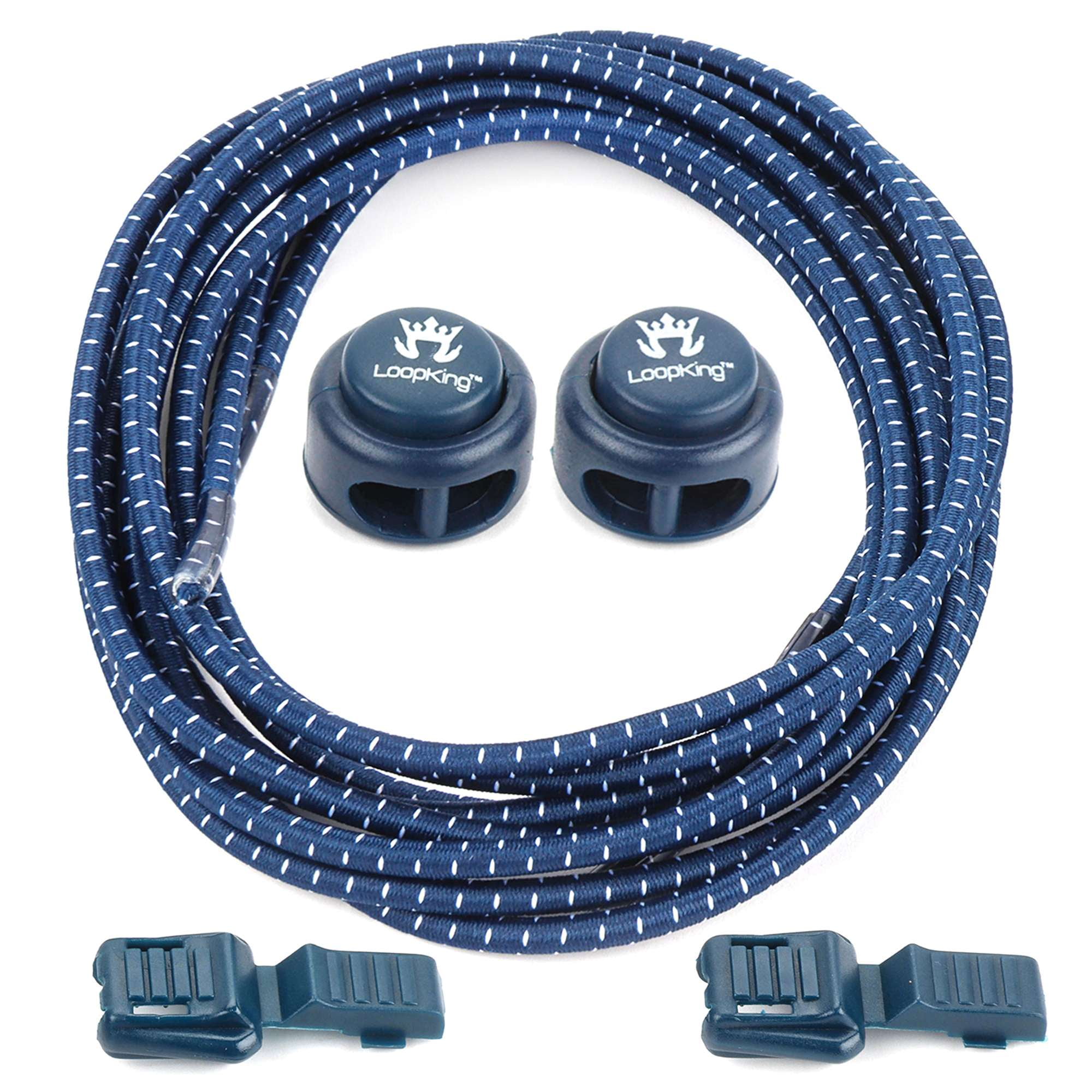 Loop King Laces Elastic Shoe Laces Tieless for Men Women Kids, 1 Pair ...