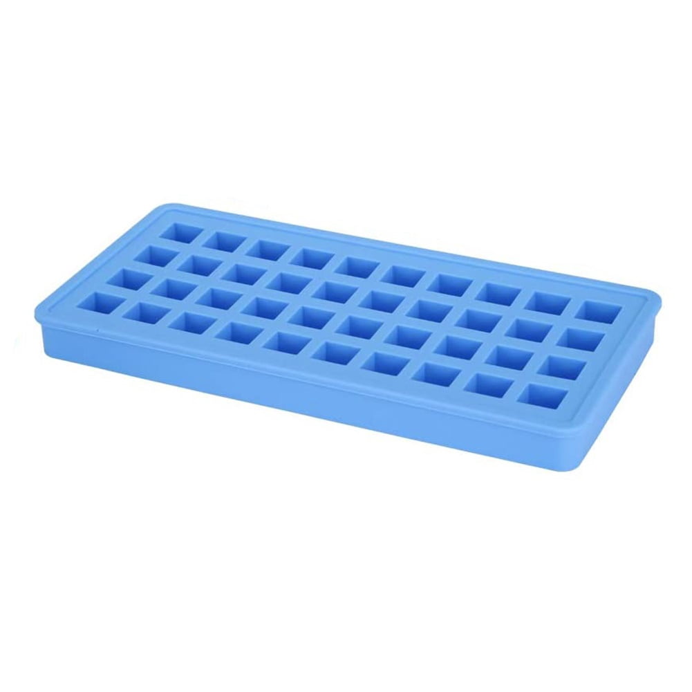 40 Grids Silicone Square Ice Cube Mold Tray DIY Pudding Jelly Mould ...