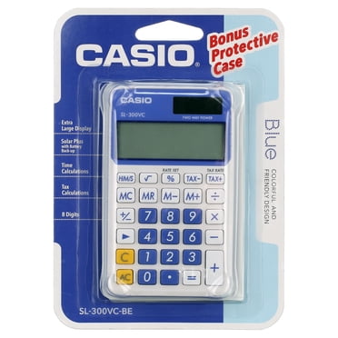 Casio SL-100L 8-Digit Folding Solar Calculator, Large Display - Walmart.com