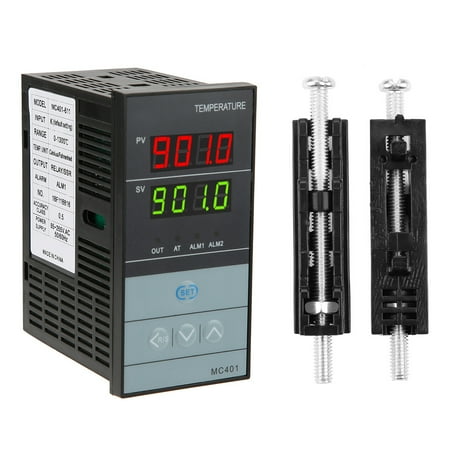 PID Temperature Controller, PID Thermostat, Metal + Plastic High Digital Thermostat SSR Output ...