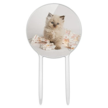 Acrylic Stop and Smell the Flowers - Gumby Cake Topper Party Decoration ...